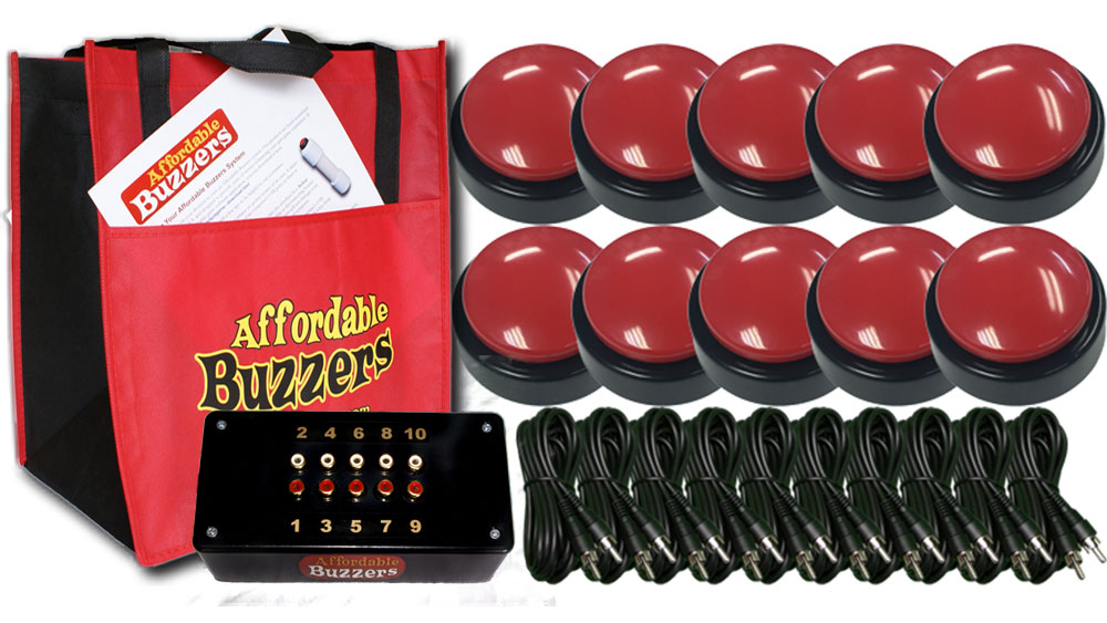 Professional Buzzers for Game Shows and Quizzes • Affordable Buzzers